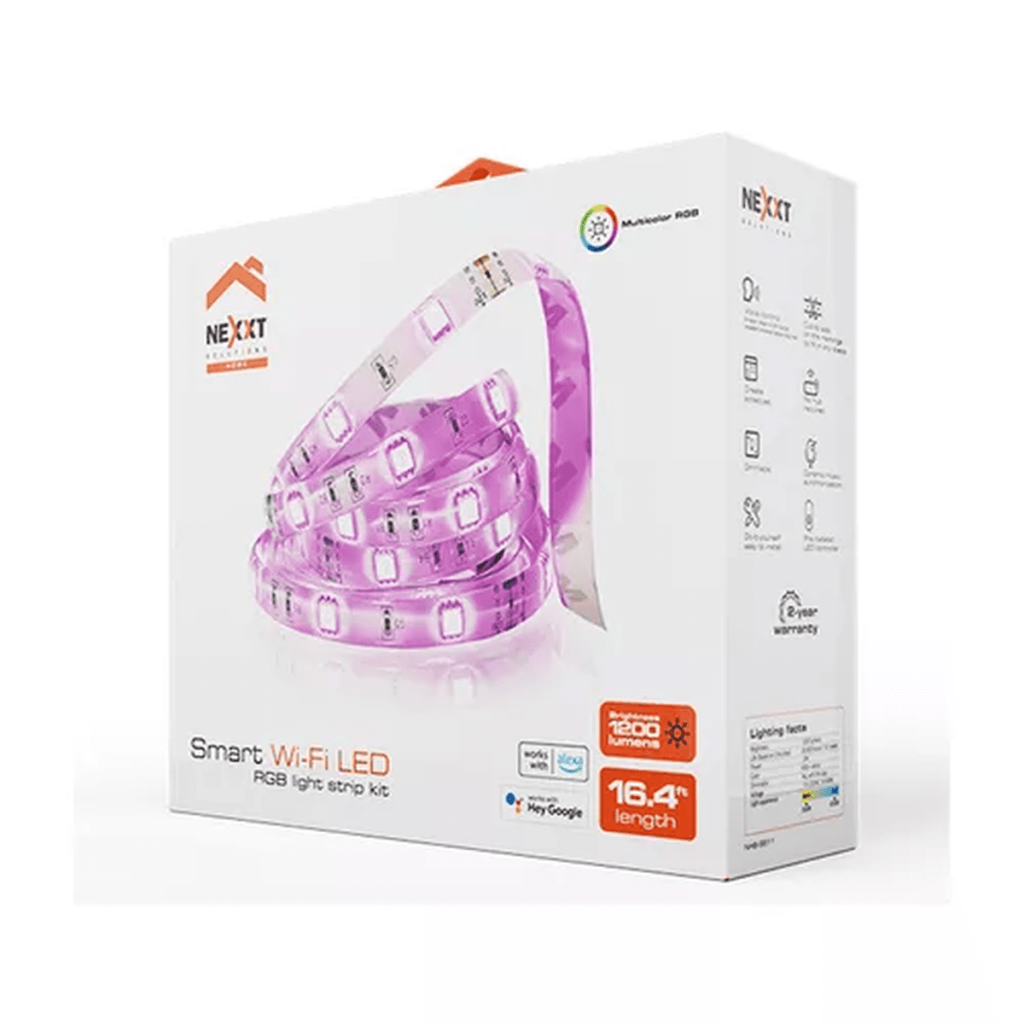 PGU - Uruguay - Tira De Luces Led Smart Nexxt 5Metros RGBW - Tienda Online
